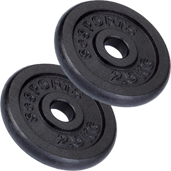 Disques de musculation en fonte 2 – 20 kg – Gorilla Sports FR