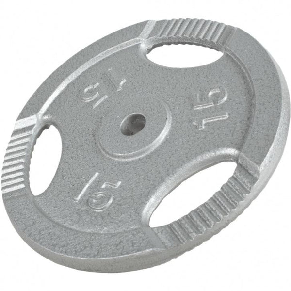Disque en fonte avec poignées grip 1" (25 mm) – Gorilla Sports FR