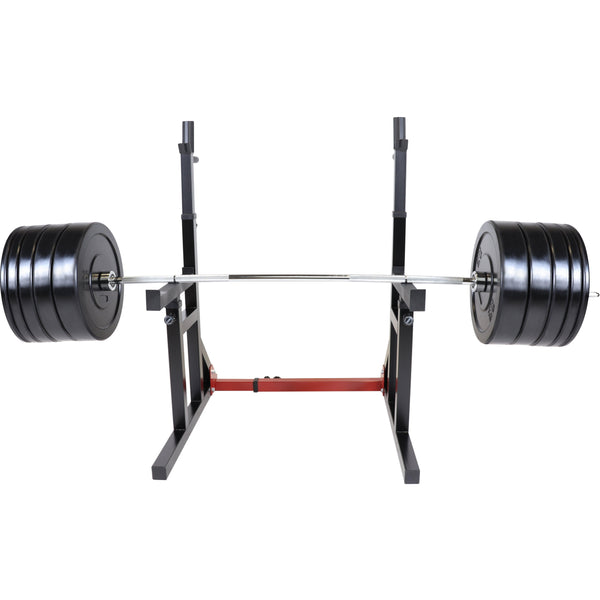 Set d'haltères longs olympiques avec rack à squat – Gorilla Sports FR