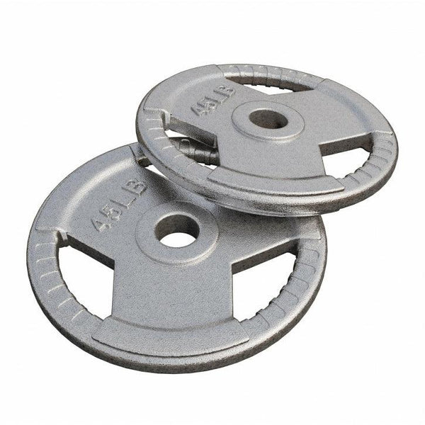 Disque en fonte 50/51 mm avec poignées grip – Gorilla Sports FR